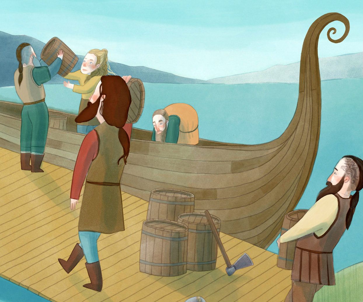 Vikings. Navegants sense por